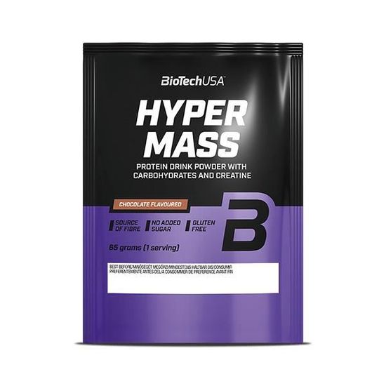 Lot de 40 sachets de protéines Biotech USA hyper mass - Vanille - 65g ...