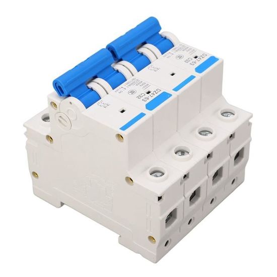 EJ.life Disjoncteur de verrouillage Disjoncteur 2P 32A 400V Verrouillage BERM Montage sur Rail ...