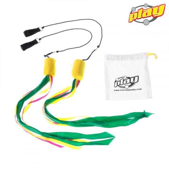 Poi soft rubans (bolas) - Play juggling - jaune - Cdiscount Jeux - Jouets