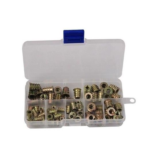 ECROU,70PCS--Assortiment de boulons à écrou à bride, 230 pièces, tête ...