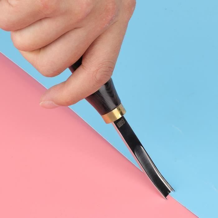 Sonew outil de bordure en cuir Maroquinerie Edge Beveler Skiving DIY ...