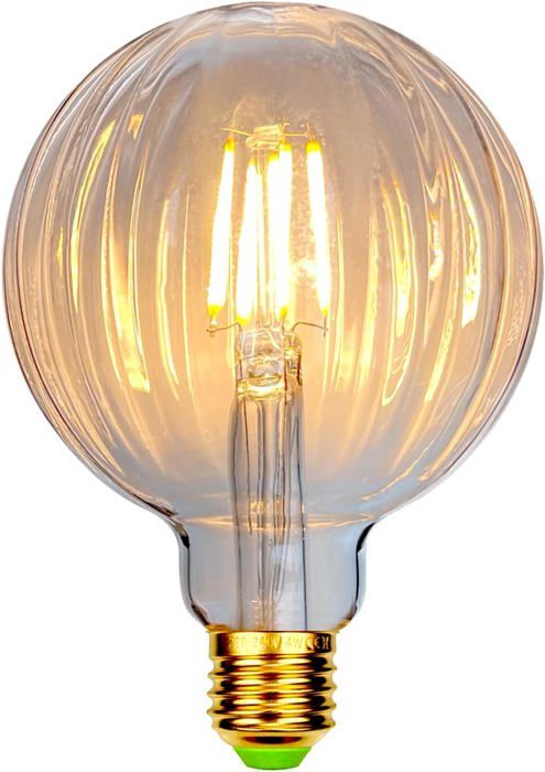 Ampoules Led Globe Edison Ampoule G95 Ampoule À Filament Led 2700Kelvin Blanc Chaud 220 / 240V ...