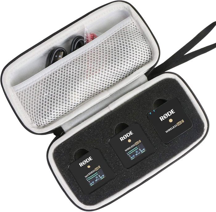 Dur Cas Étui De Voyage Housse Pour Rode Système De Microphone Sans Fil ...