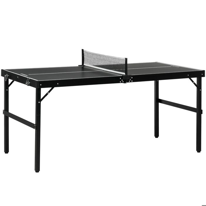Mini table de ping pong - SPORTNOW - pliable - avec filet, balles ...