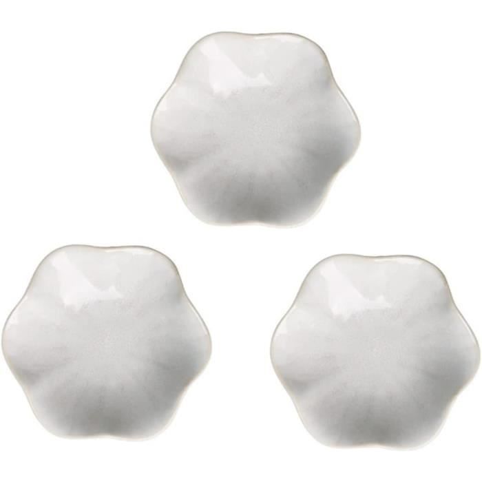3Pcs Mini Assiettes À Dessert Assiette D'Apéritif En Céramique ... 3Pcs Mini Assiettes À Dessert Assiette D'Apéritif En Céramique ...