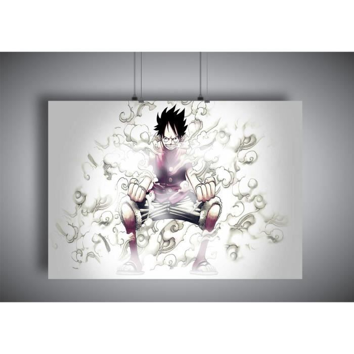 Poster One piece Monkey D. Luffy Anime Manga wall art 02 - A4 (21x29 ...