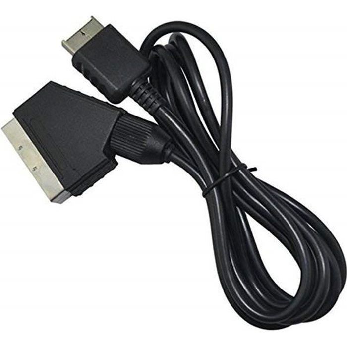 Câble Péritel - Non Original - PS1/PS2/PS3 - 1.8m - Compatible PAL ...