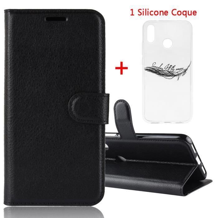 Coque Xiaomi Redmi Note 7 - Nouveau Pu Cuir Portefeuille Avec Support ...
