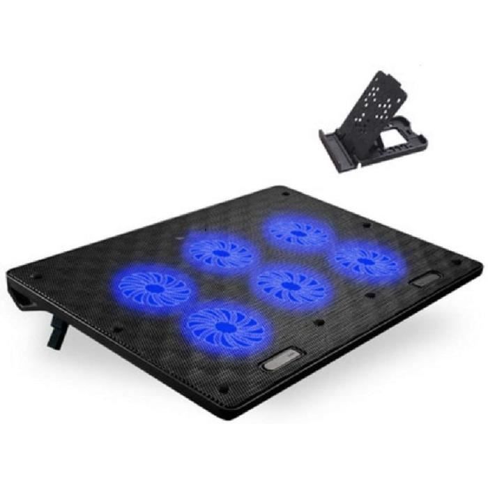 Refroidisseur Pc Portable Cooler Ordinateur Portable Avec 6 Led Quiet ...