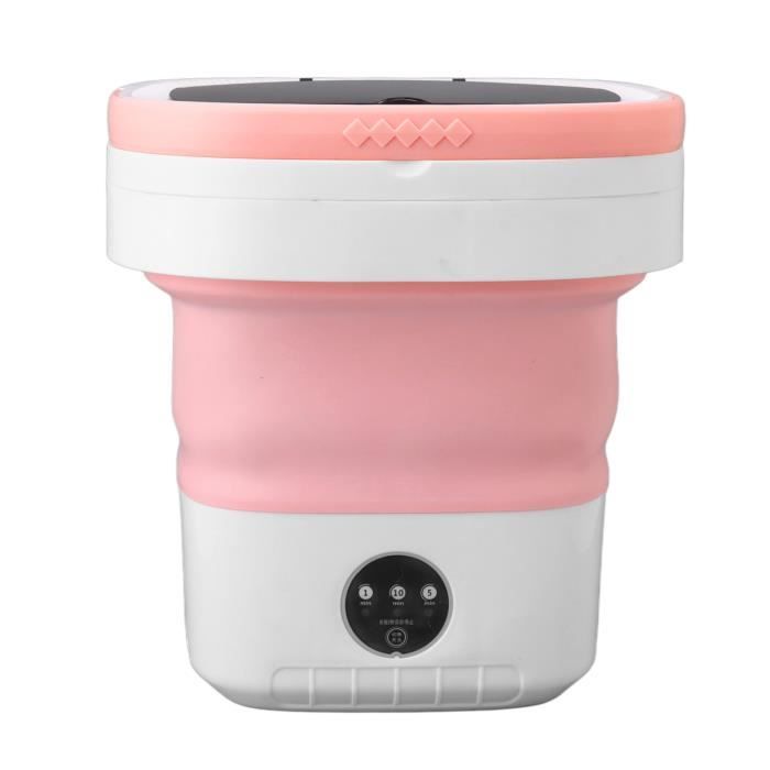 Duokon Mini laveuse à seau portable Mini lave-linge pliable avec ...