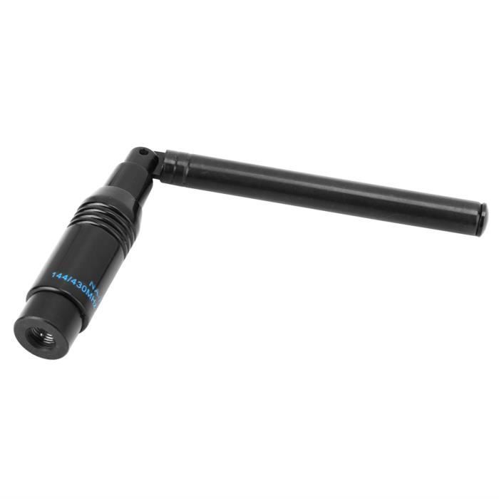 Duokon antenne SMA Antenne double bande télescopique mâle VHF UHF SMA pour radios Kenwood ...