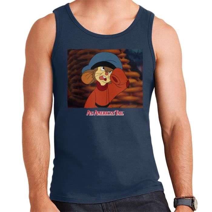An American Tail Fievel Angry Débardeur Homme Bleu marin - Cdiscount ...