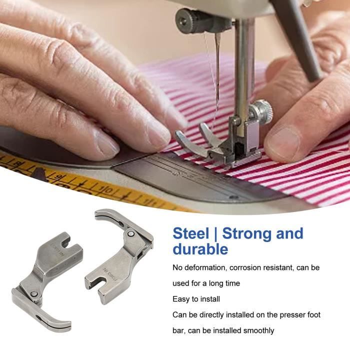 Pied-de-biche fermeture éclair pour machine à coudre à lit plat LEX ...