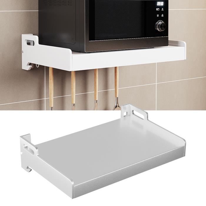 Étagère murale pour micro-ondes - SONEW - en acier - gain de place et ...