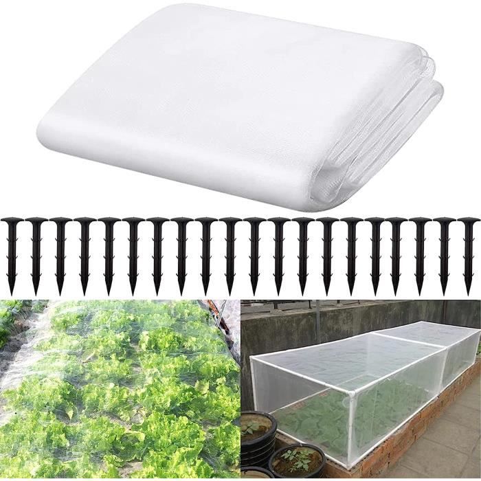 Filet Anti Insectes Jardin,Maille Fine Anti-Insecte en Maille,Filet de ...