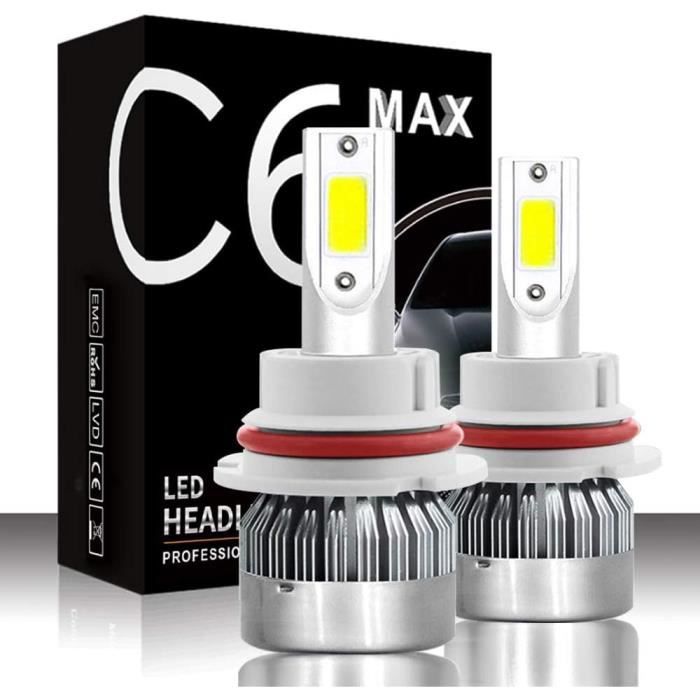 LED Phare de Voiture Car Headlight Ampoules Phares à Double Xenon Light ...