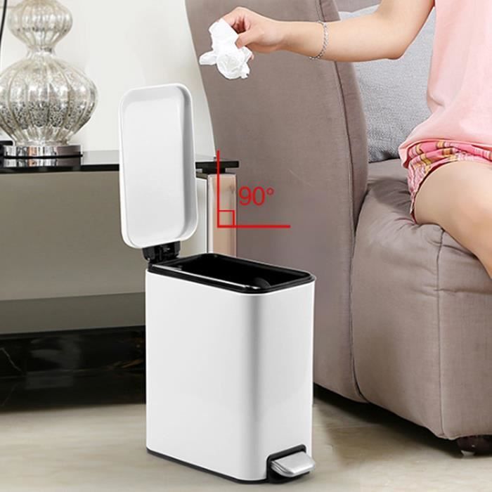 YESM poubelle 5L Poubelle bouton-poussoir automatique poubelle intérieur NOUVEAU - Cdiscount Maison