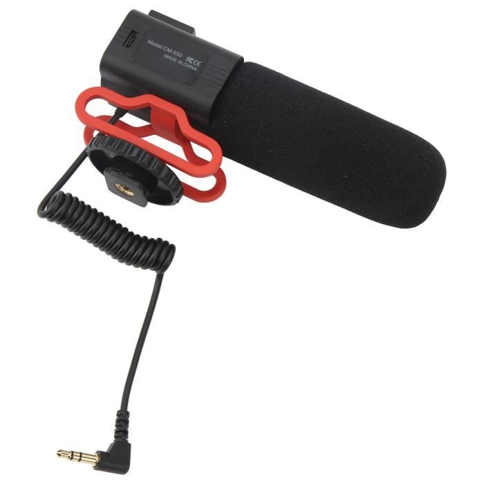 Microphone de caméra CM550 Microphone de réduction de bruit Microphone ...
