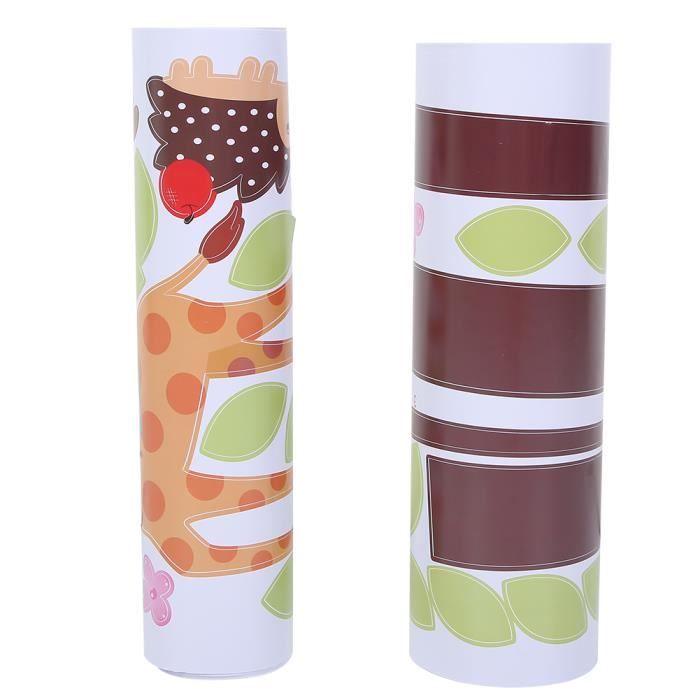DIY Mignon de Bande Dessinée Singe Girafe Animaux Stickers Muraux ...
