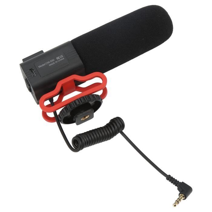 Microphone de caméra CM550 Microphone de réduction de bruit Microphone ...