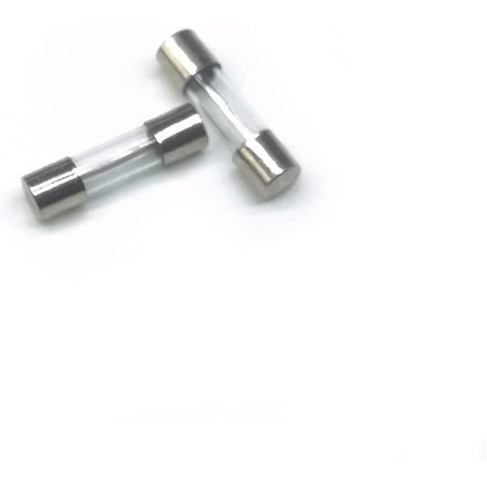 Fusible 5x20mm 250V Fusibles à Fusion Rapide 0.1A 0.2A 0.5A 0.8A 1A 2A 2.5A 3A 4A 5A 6.3A 7A 8A ...