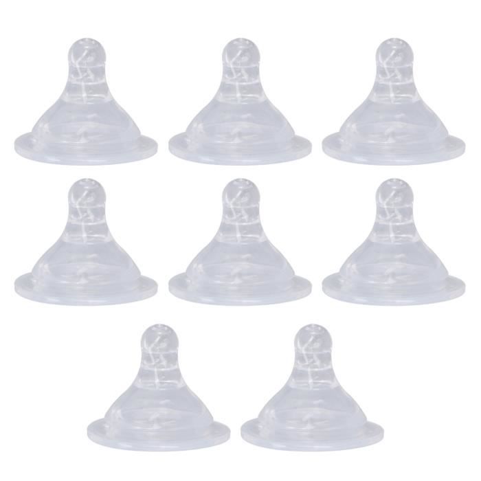 Mamelons en silicone pour nourrissons Sucette pour bébé, 10 Tétines en ...