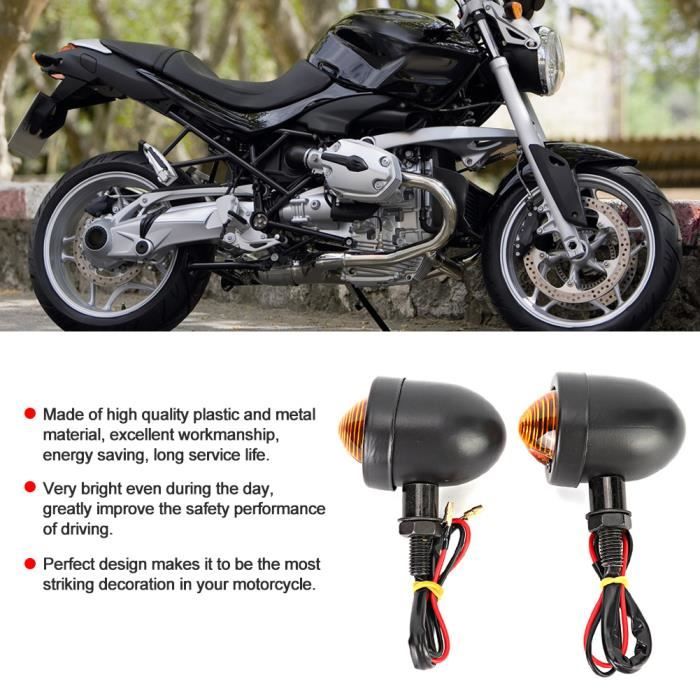 Garosa Clignotant Universel pour Moto Lumière Signalisation LED ...