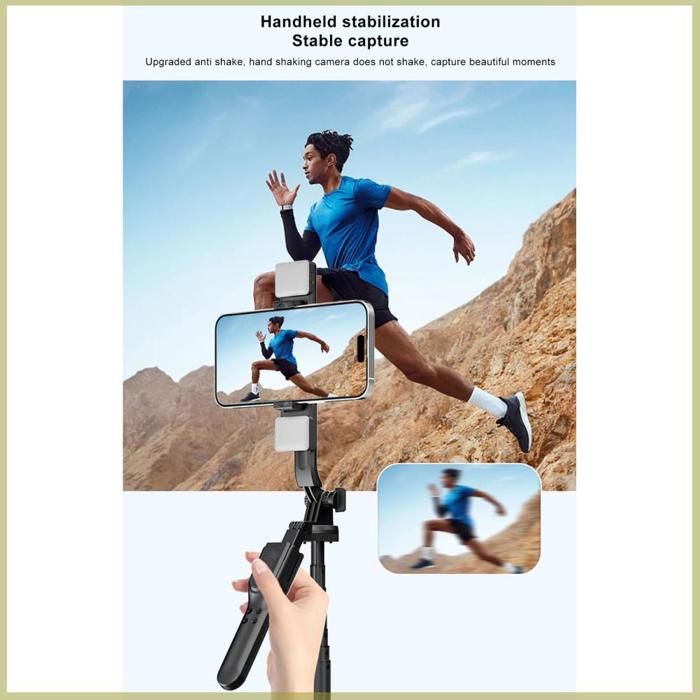 Cocosity Trépied de téléphone Trépie du Téléphone Mobile Stick Selfie ...