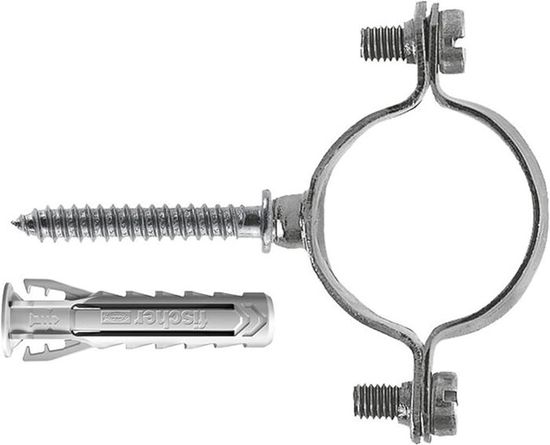 Collier galvanisé léger CZV pour fixation de tuyaux électriques en ...