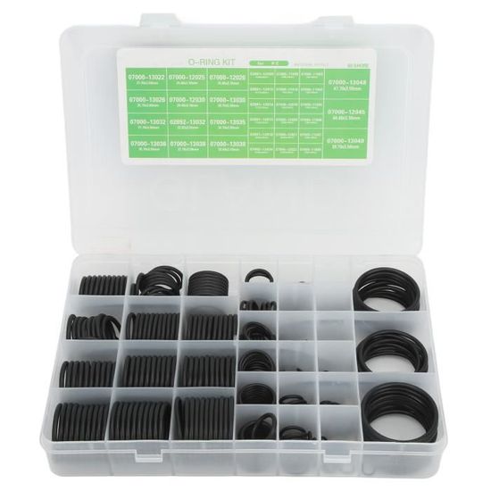 Akozon Kit de joints toriques Assortiment de joints toriques ...