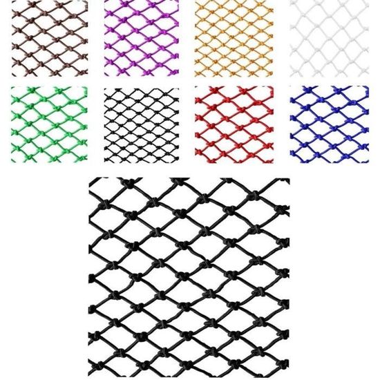 Filet De Jute Corde Chanvre Noir For Enfants, Décor Barrière Protection ...