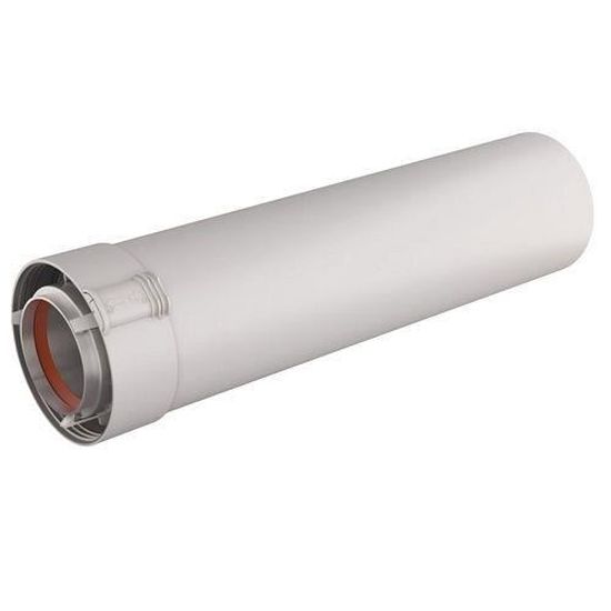 Conduit Rolux Gaz 80/125 mm Alu/PVC 500 mm - UBBINK - 228541 ...
