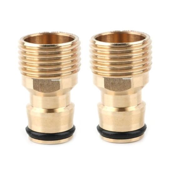Taille Masculin Connecteur rapide en laiton filetage 1-2 \", 2 pièces, connecteur d'irrigation ...