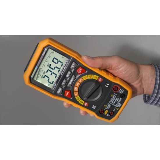 Multimètre numérique 1000V True RMS Pancontrol - Cdiscount Bricolage
