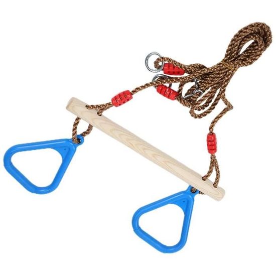 Balancoire - Limics24 - Pull Up Anneaux Enfants Adulte Bâton Bois ...