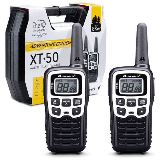 Midland XT50 Adventure, Radio Bi-Bande, Talkie-Walkie Professionnel à ...