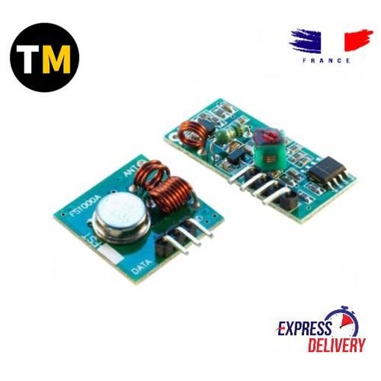Module Transmetteur émetteur et Récepteur RF 433MHz Fréquence Radio ...