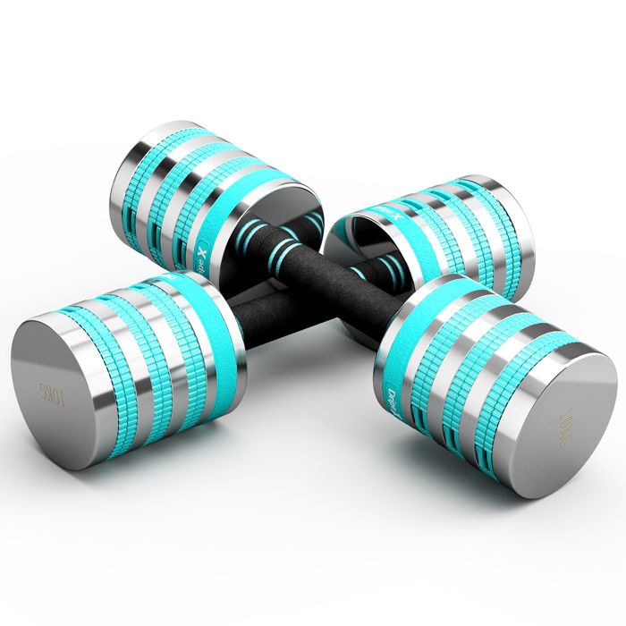 Dripex Haltères Musculation Réglables Lot de 2 Haltères 10 kg avec ...