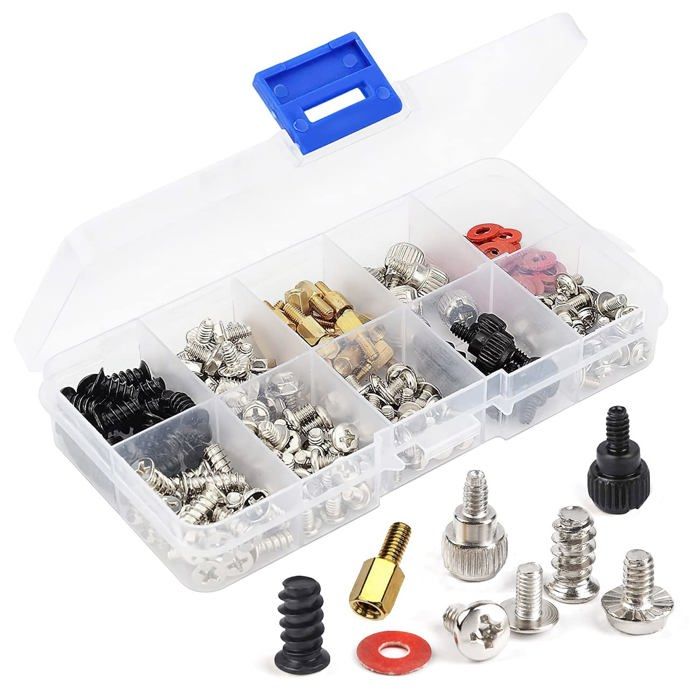 228 Pcs Kit Vis Pc,Vis Pour Ordinateur,Vis Boitier Pc,Vis Carte Mere ...