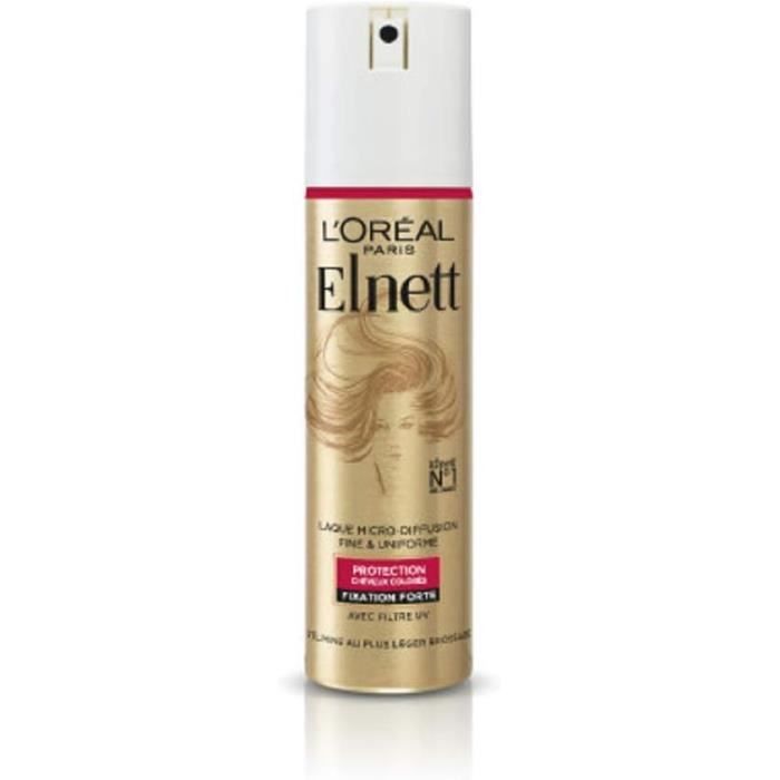 Laques Et Sprays Coiffants - L oréal Paris Elnett Laque Cheveux Colores ...
