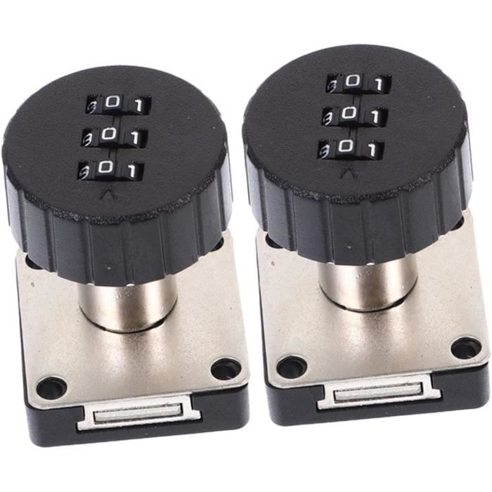 2 Pièces Tiroir Serrure À Combinaison Casier De Stockage Serrure Classeur Avec Serrure Bébé ...