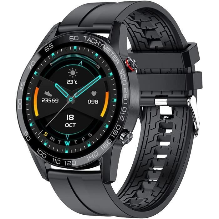 Montre Connectée Homme, Montre Intelligente avec Appel Bluetooth pour ...