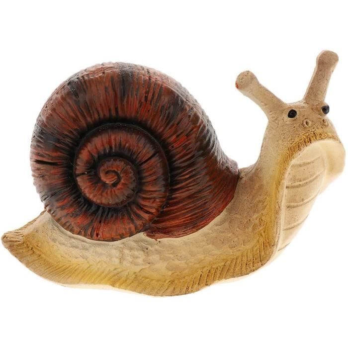 AJW-Statue d'animal réaliste en forme d'escargot Décoration pour la ...