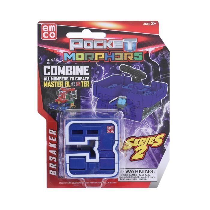 Figurine véhicule Pocket Morphers - Emco Toys - Breaker series 2 ...