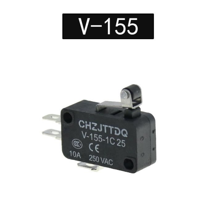 V 155 1C25 Micro Interrupteur De Fin De Course Momentané, Contact Argenté, V-15.v-151.v-152.v ...