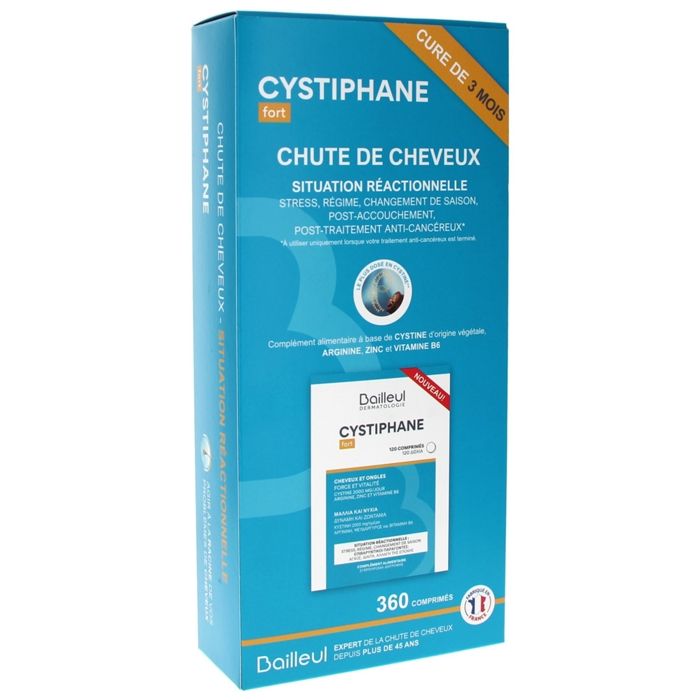 Bailleul-Biorga Cystiphane Fort Cure 3 Mois 360 comprimés - Cdiscount ...
