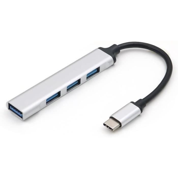 Hub Usb C, Adaptateur Universel Usb C À 4 Ports Avec Ports Usb 3.0-2.0 ...