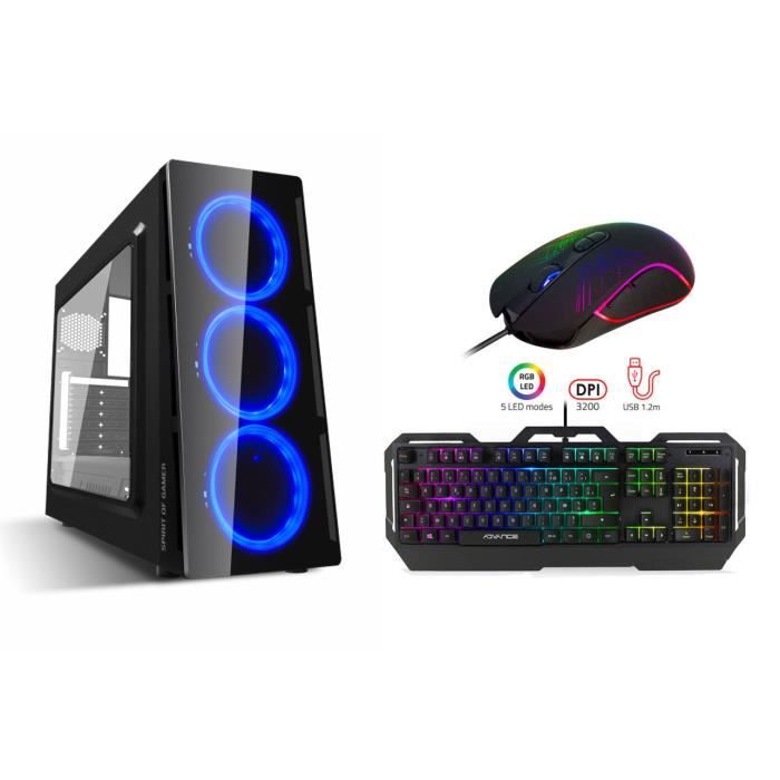 Pc Gamer Deathmatch 5 Blue INTEL I3 9100F - GeForce GT1030 2Go ...