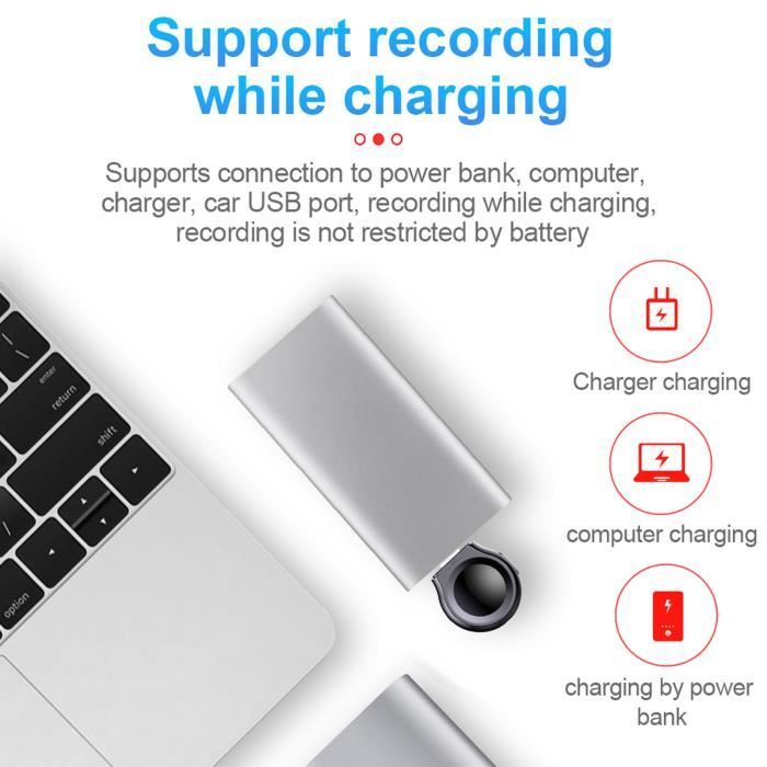 ROM One Touch Recorder ai Smart HD Noise Reduction Encrypted USB Flash ...