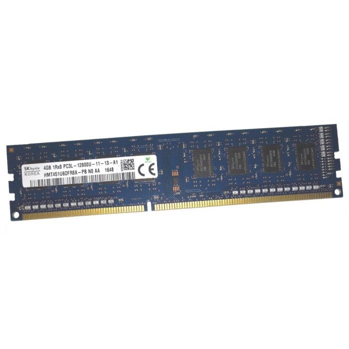 4Go RAM DDR3 PC3L-12800U Hynix HMT451U6DFR8A-PB DIMM PC Bureau - Cdiscount Informatique